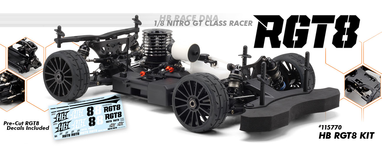 New HB Racing RGT8 1/8-scale nitro GT on-road car :: LiveRC.com - R/C ...